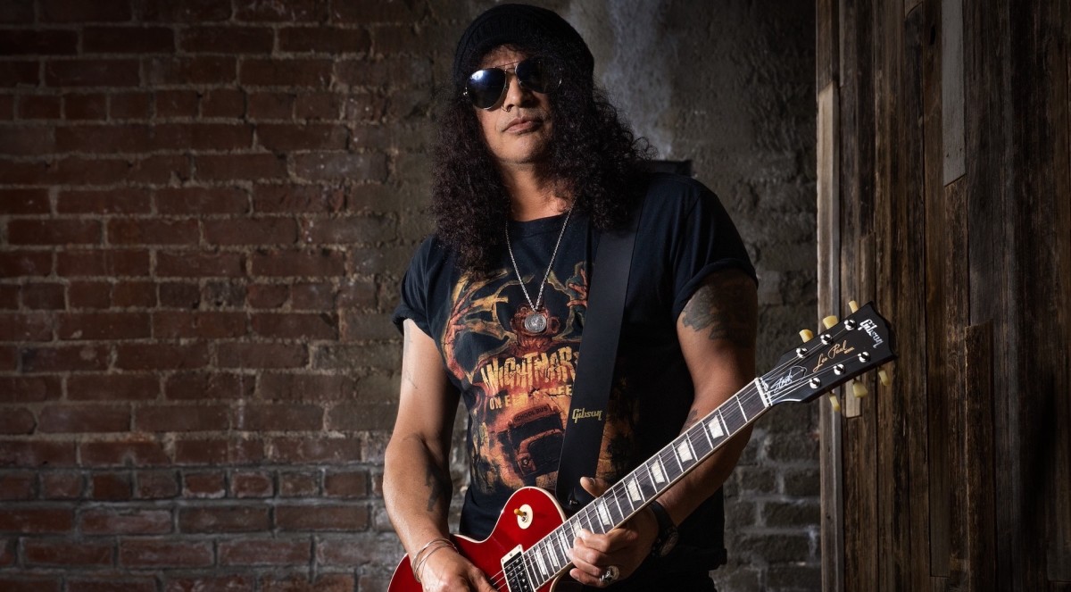 Slash Playing Guitar